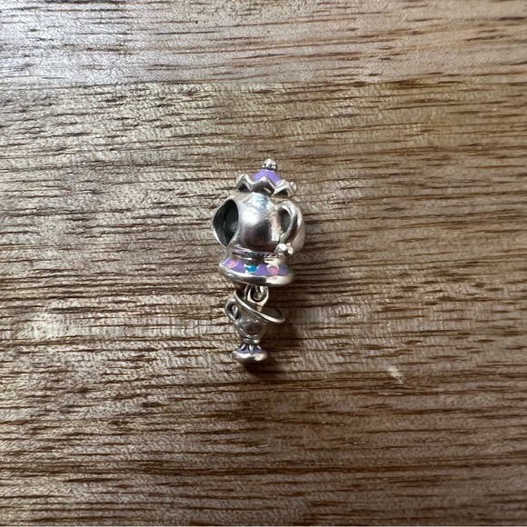 Pandora | Jewelry | Real Pandora Charmdisney Beauty And The Beast Mrs ...